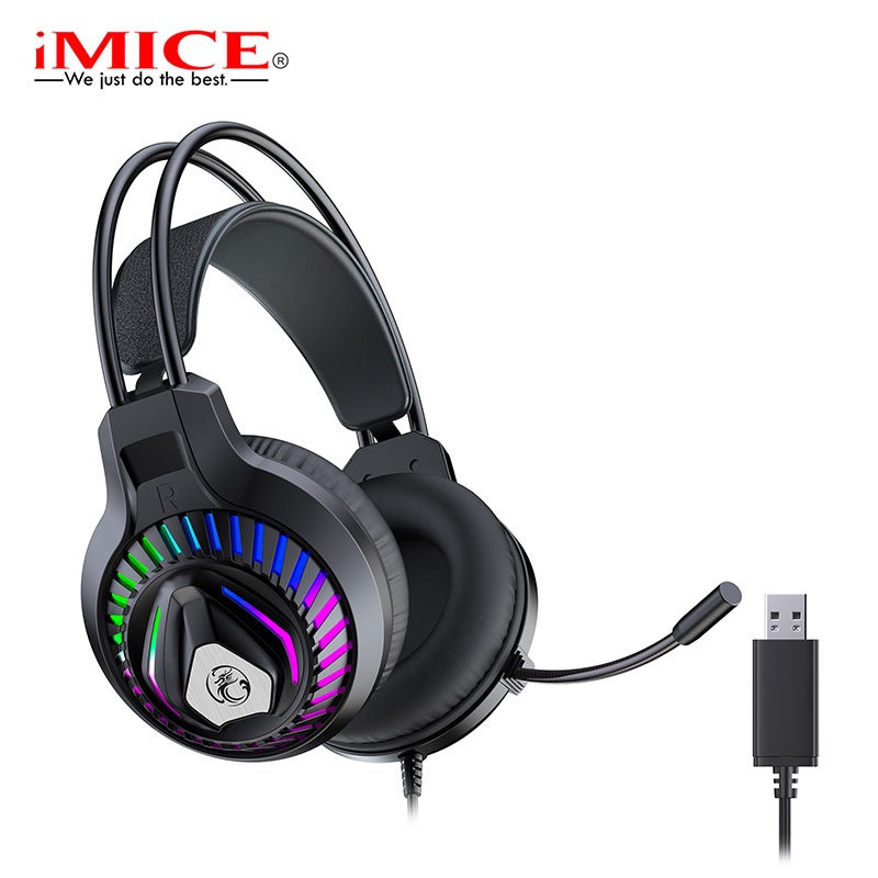 Gaming Slušalice HD-450 7.1 Surround + Rainbow Blacklight Imice ...