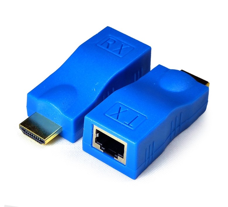 Ekstender za pasivni prenos signala HDMI, Plavi | Online prodaja | Ananas