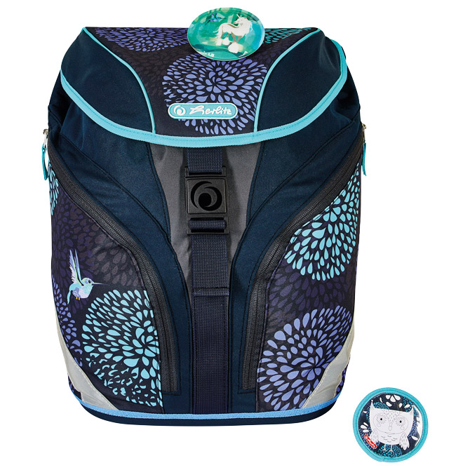 HERLITZ Školski ranac Softlight Bloomy Birds Herlitz 50037643 teget ...