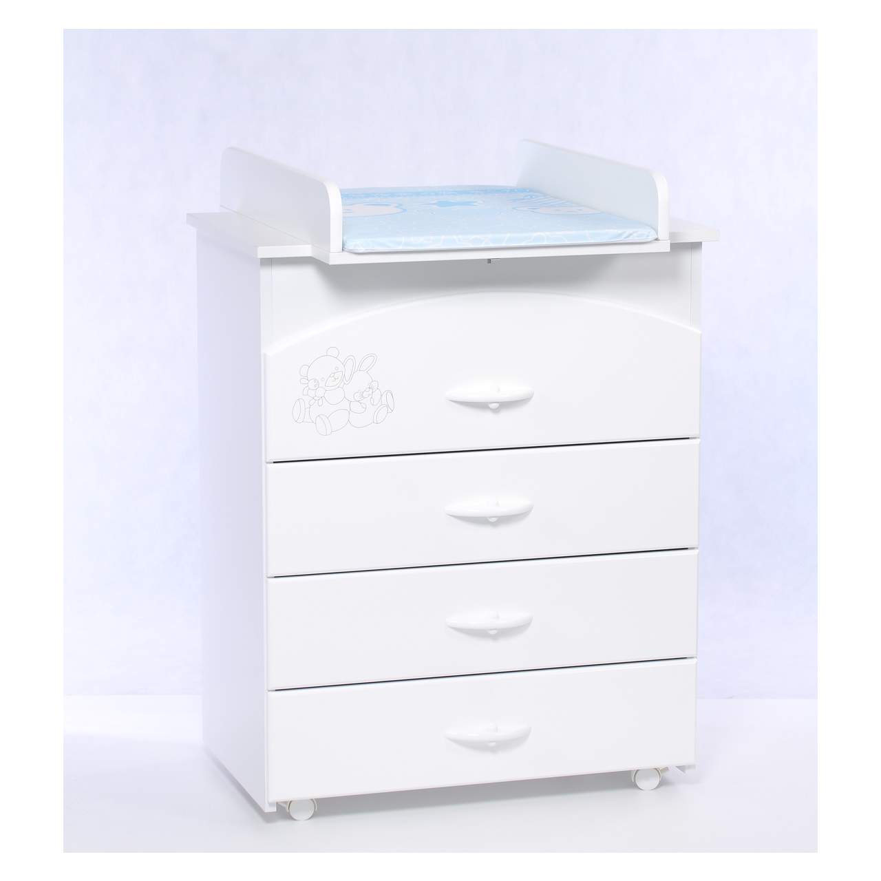 BAMBINO Komoda za bebe Nora Fix, Bela | Online prodaja | Ananas