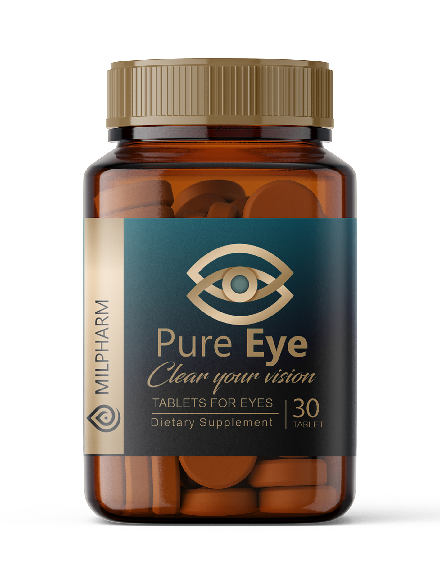 MILPHARM Vitamini za oči Pure Eye, 30 tableta | Online prodaja | Ananas