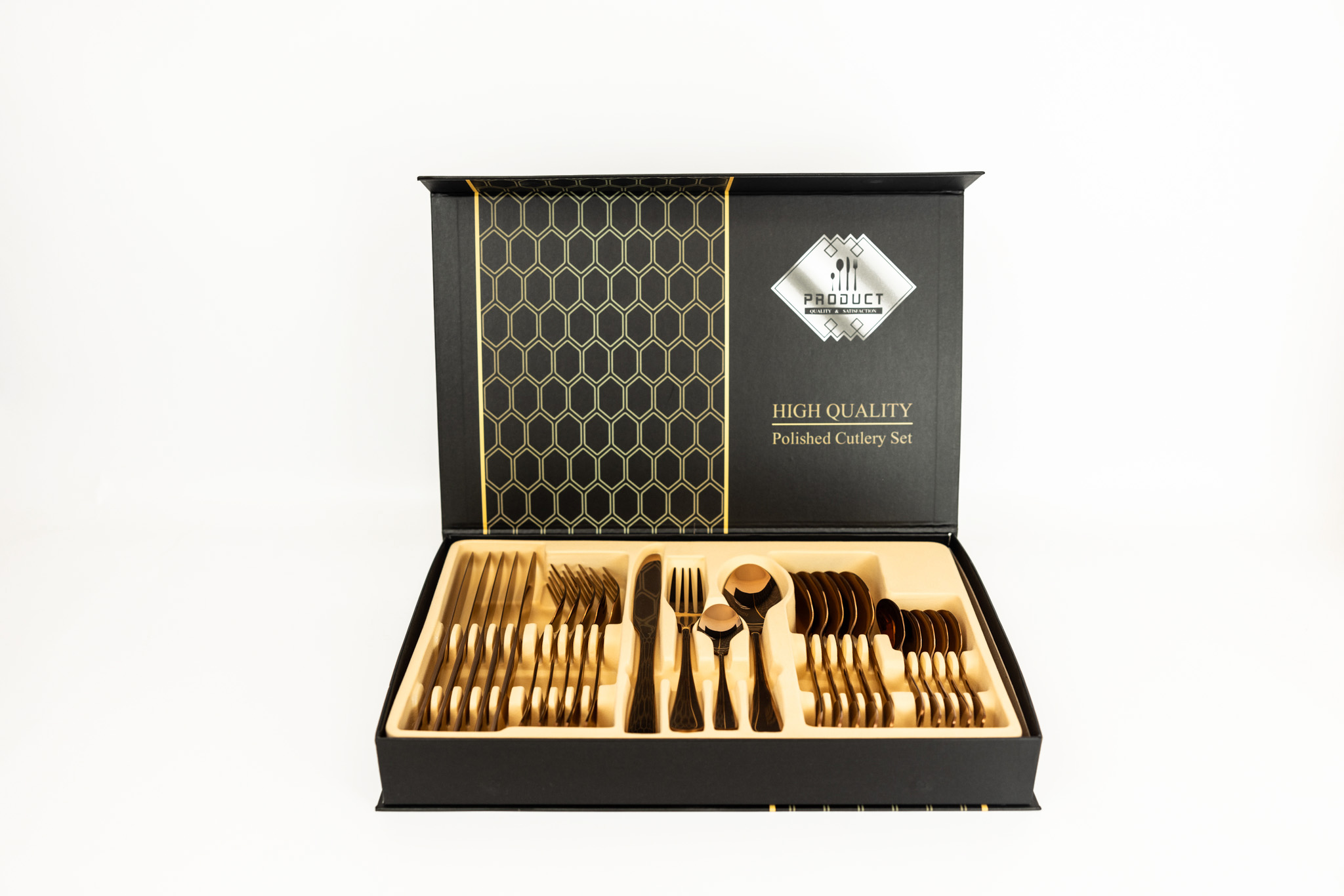 AMC HOME Escajg, 24 elemenata, Rose gold | Online prodaja | Ananas