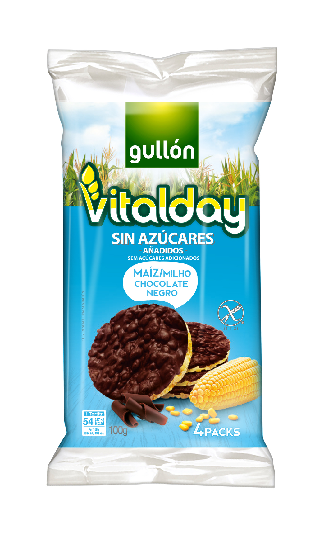 Gullon Corn Cakes Galete Od Kukuruza I Čokoladom Bez Glutena I Dodatog ...