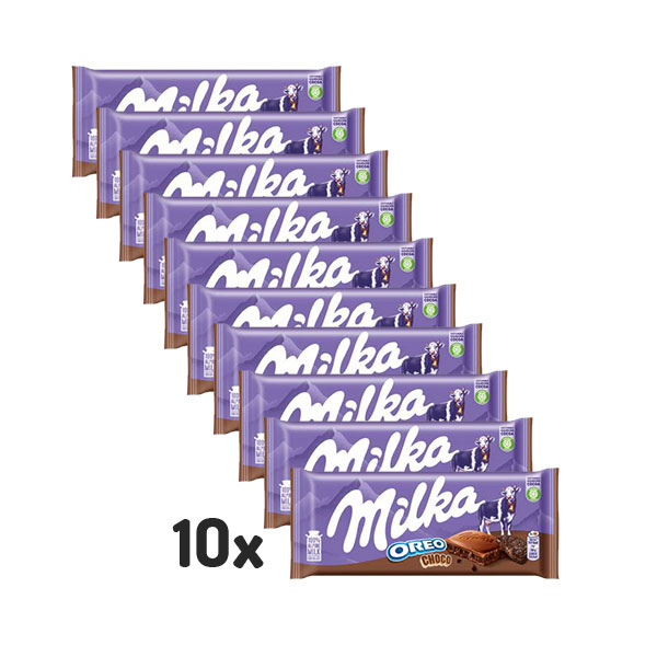 MILKA Čokolada Oreo Choco 100g, 10 komada | Online prodaja | Ananas
