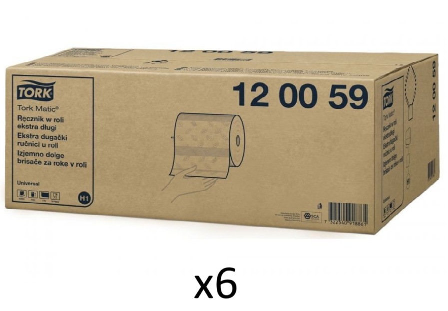 TORK Papirni ubrus Matic Universal H1, Jednoslojni, 280m, 6 rolni ...