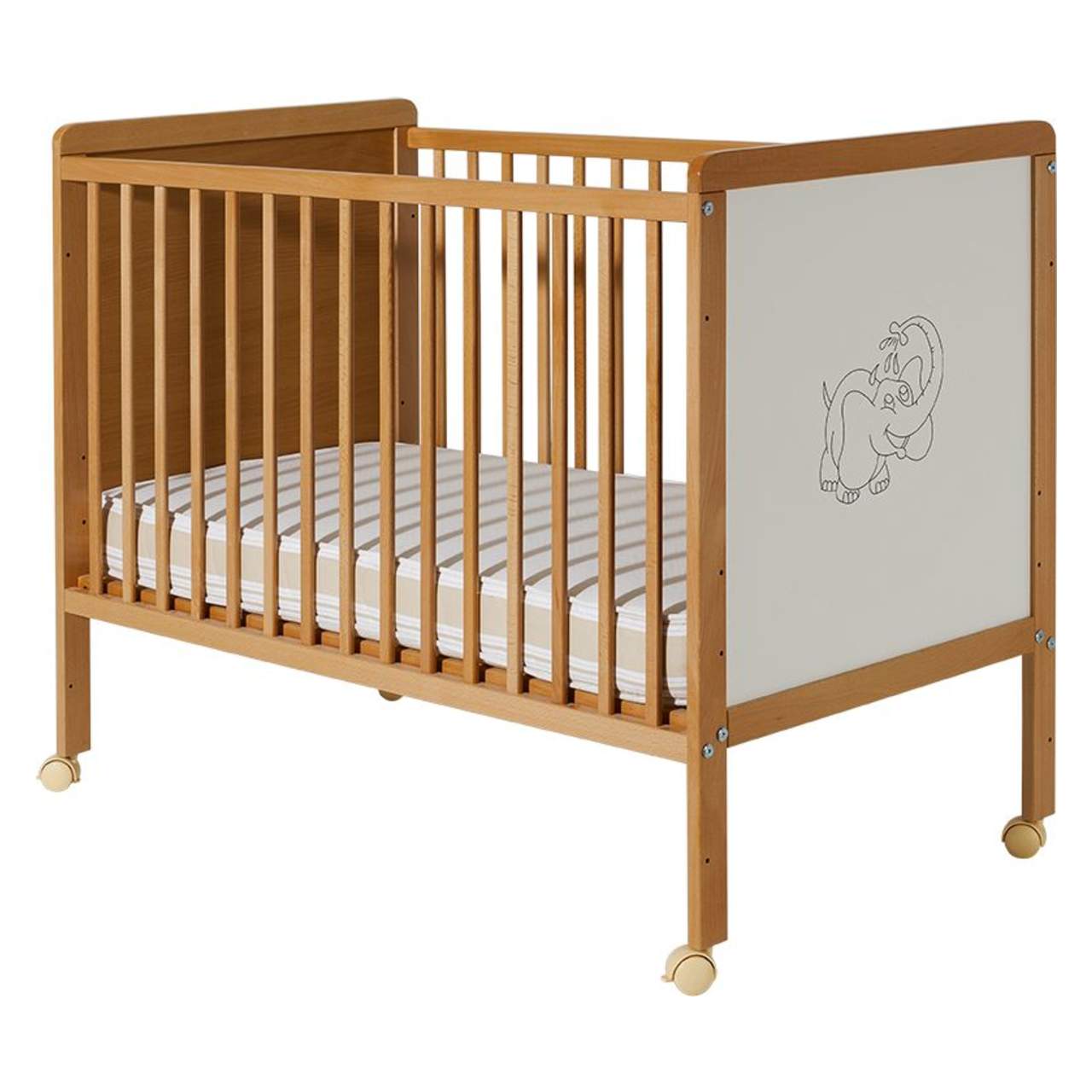 Bambino Krevetac za bebe Happy, Boja bukve | Online prodaja | Ananas