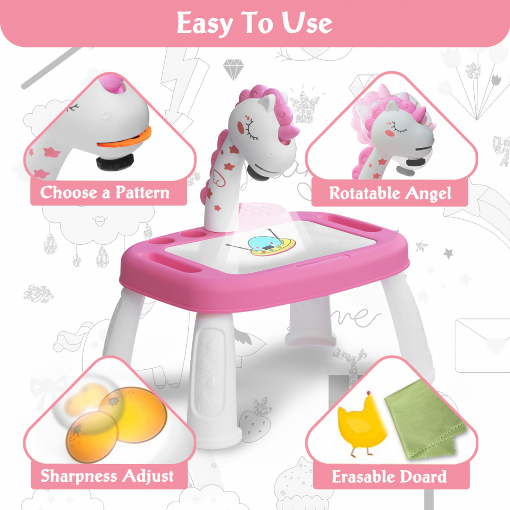 Dečija igracka projektor za crtanje pink | Online prodaja | Ananas