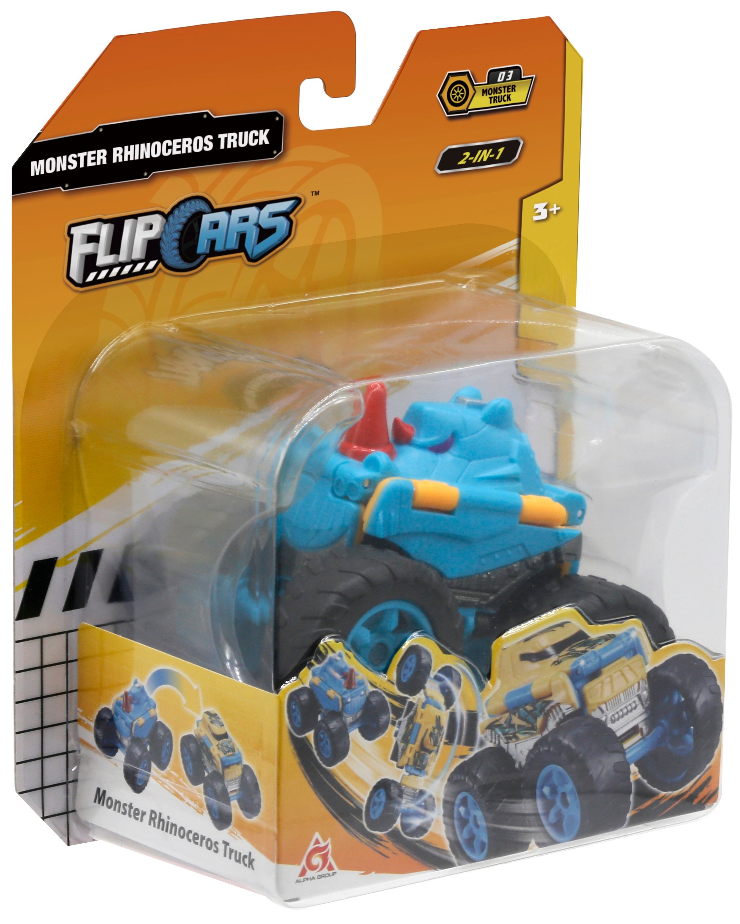 FLIP CARS Automobilčić 2u1 Monster Rhinoceros Truck | Online prodaja ...