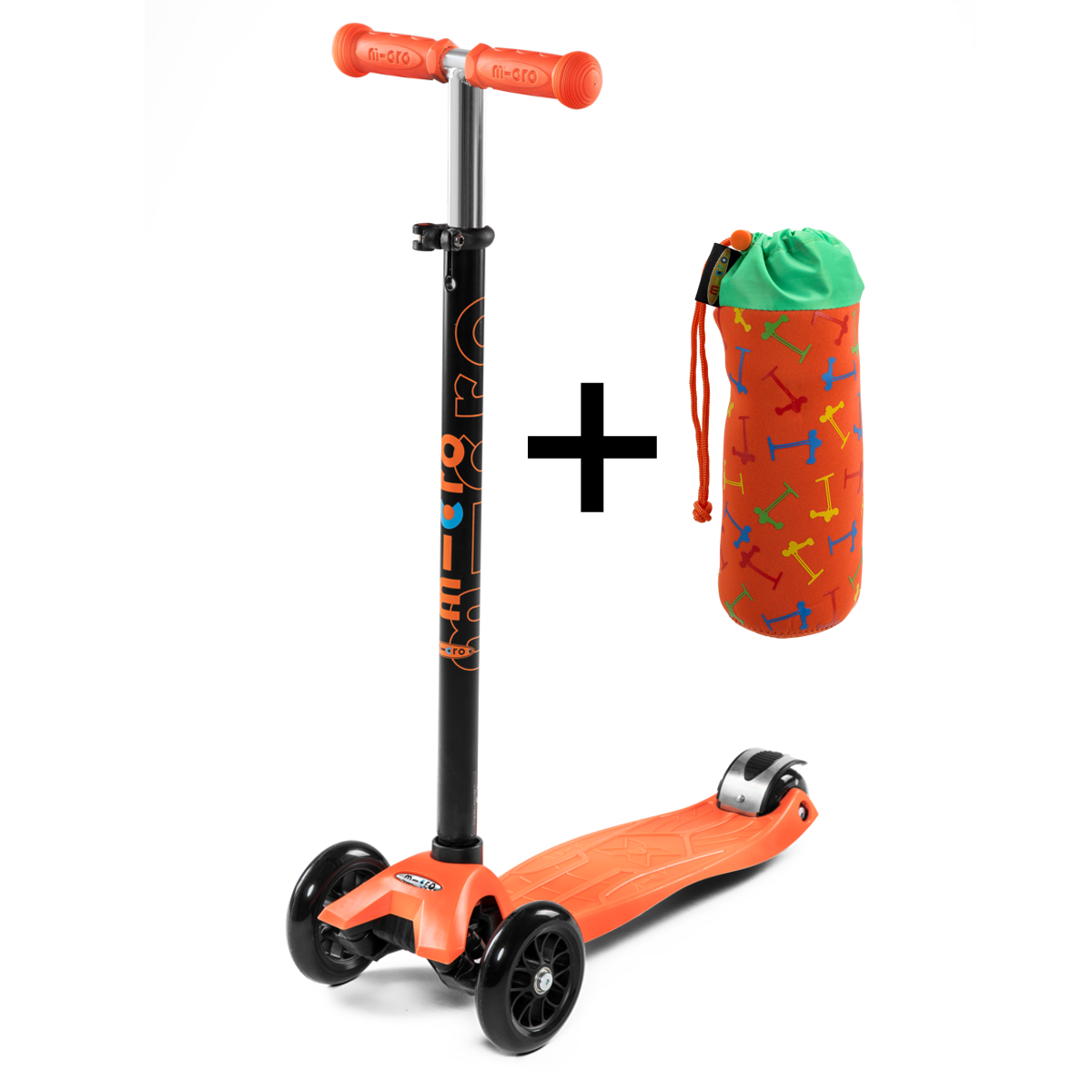 Micro MAXI Dečiji trotinet, Narandžasti | Online prodaja | Ananas