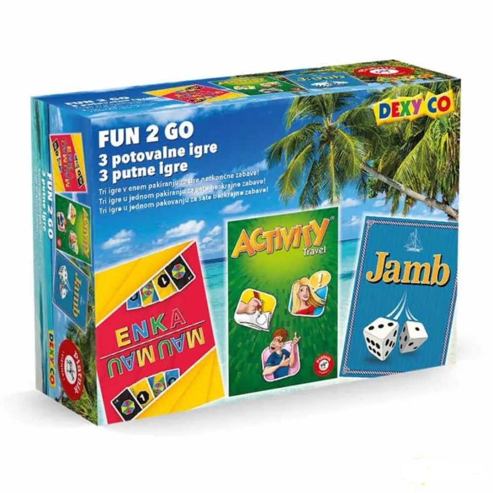 PIATNIK Set putnih društvenih igara SLO/HR/SRB 3/1 | Online prodaja | Ananas BiH