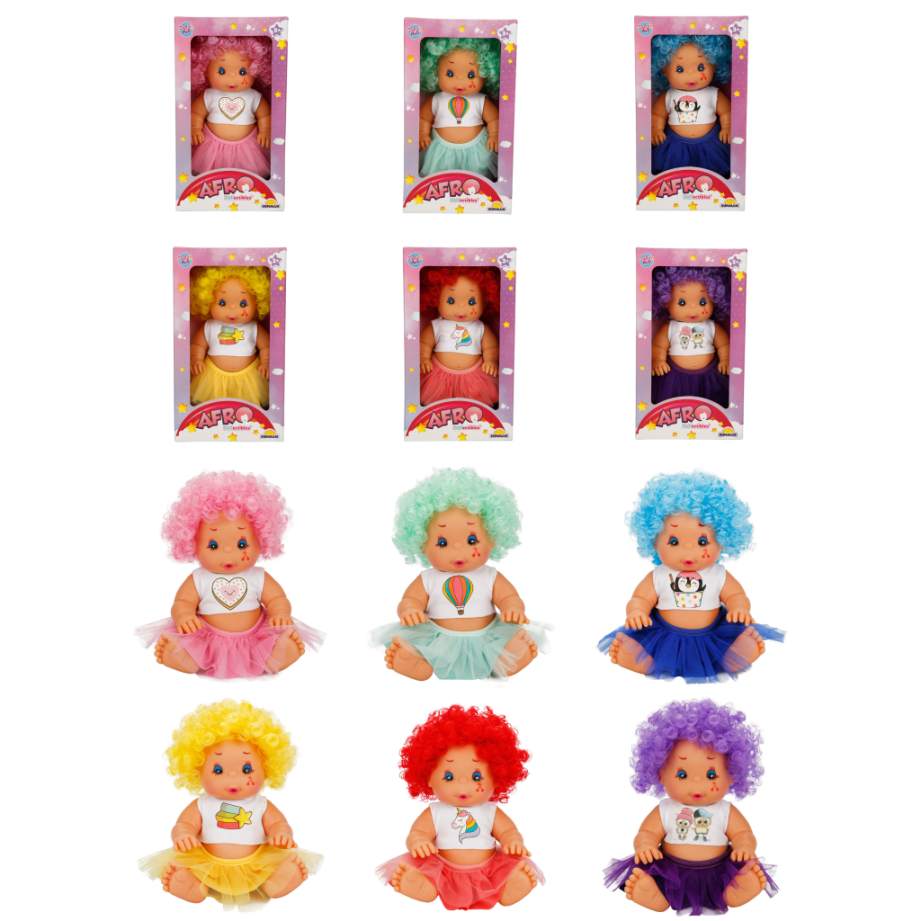 Sunman Lutka Afro 23cm, Šarena | Online prodaja | Ananas BiH