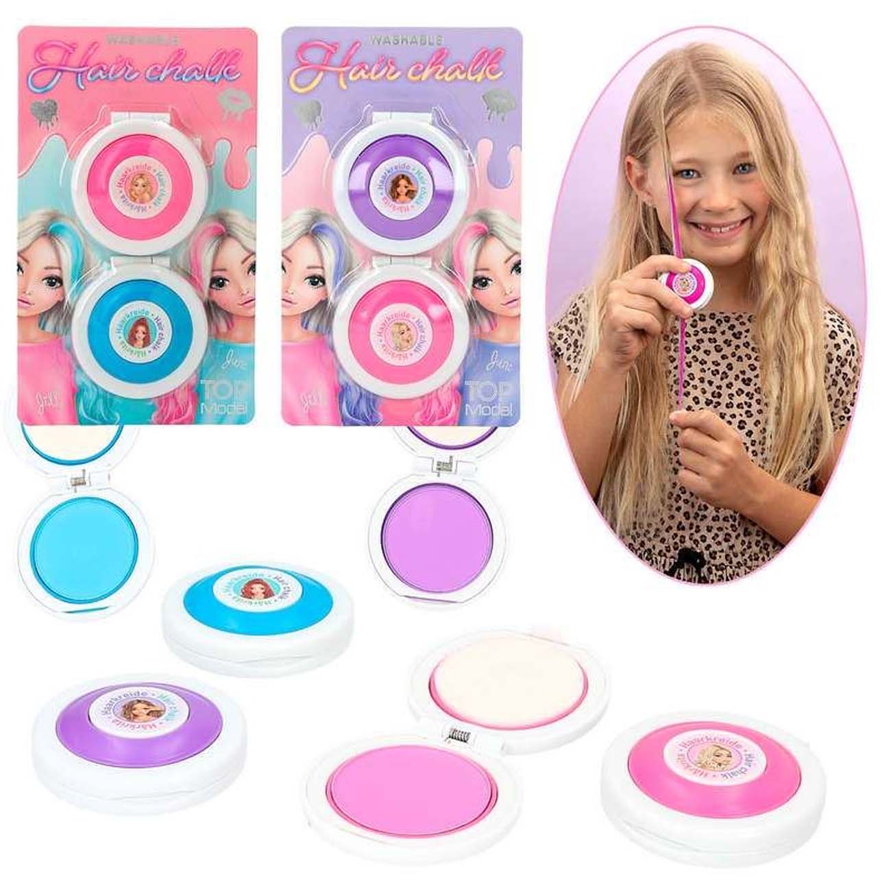 Top Model Kreda za bojanje kose, BEAUTY and ME, 2u1, Roza | Online ...