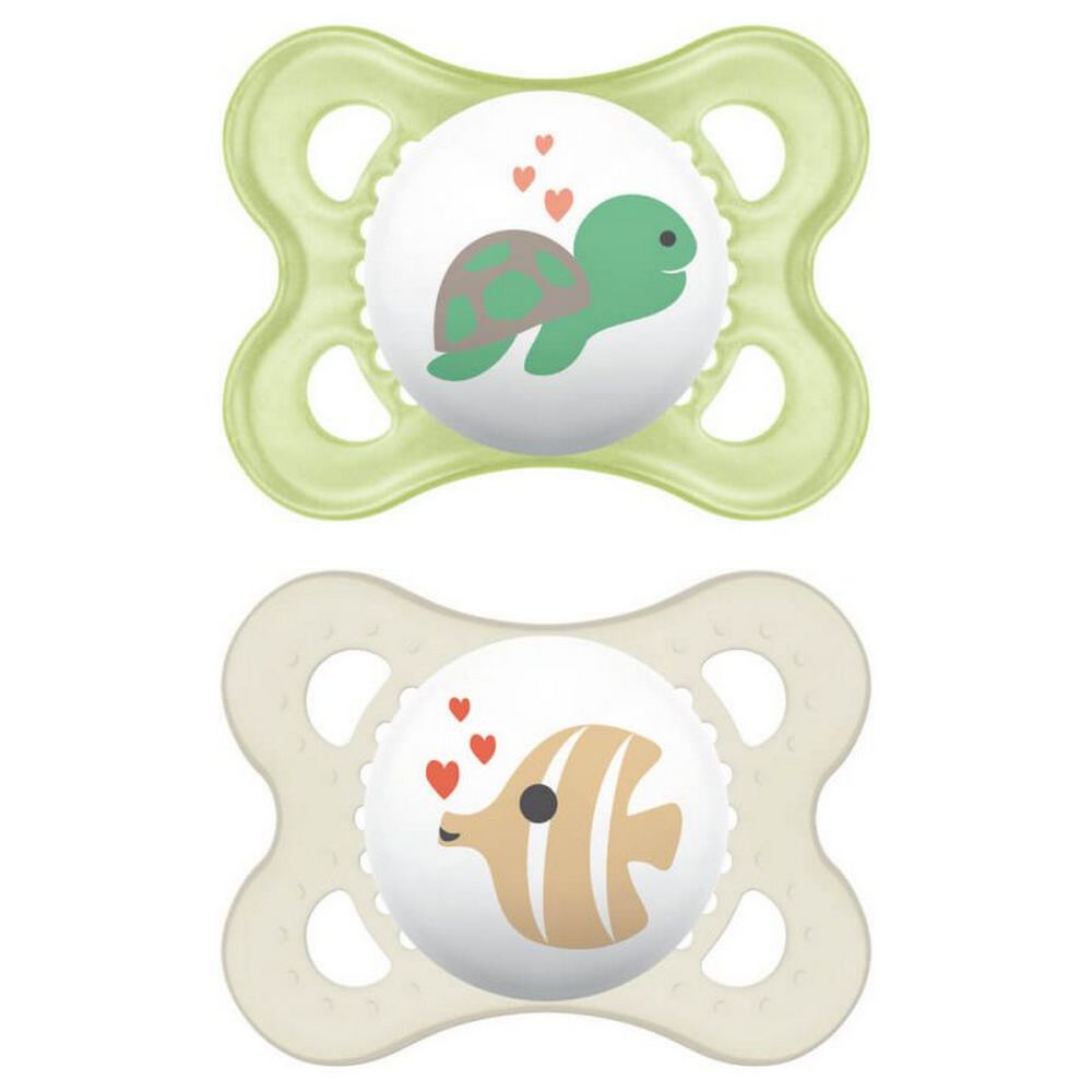 MAM Cucle za bebe ORIGINAL Silikon 2-6m 2/1 zelena-siva | Online ...