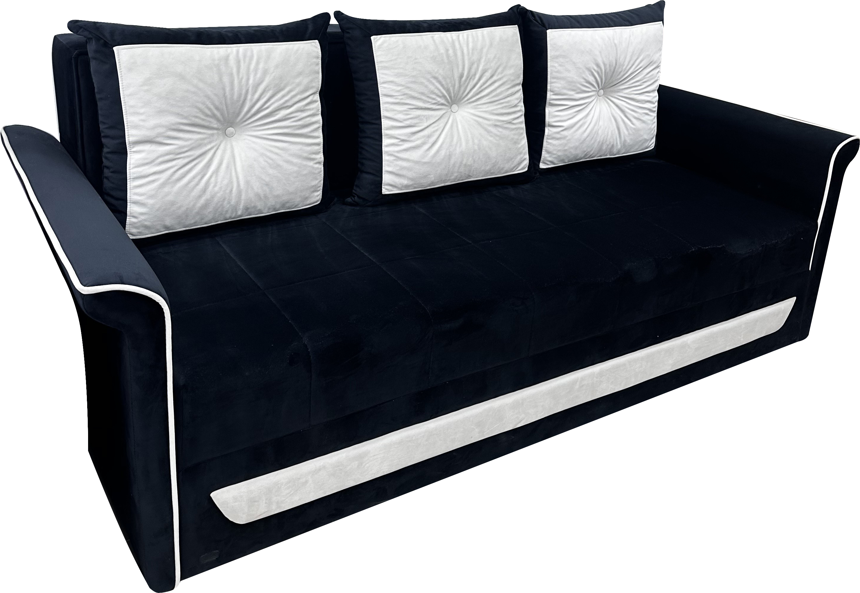 Bata Đ Ležaj Ana Extra, Crno-beli | Online prodaja | Ananas