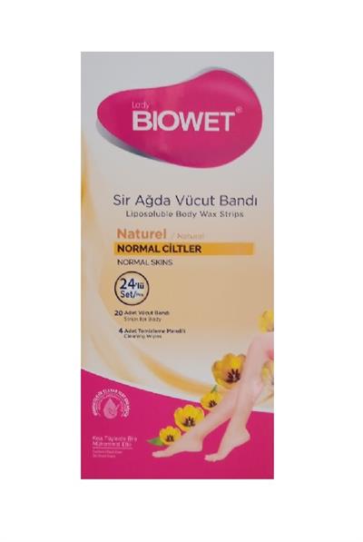 BIOWET ленти за депилација на тело 24 парчиња - 13266 Natural ...