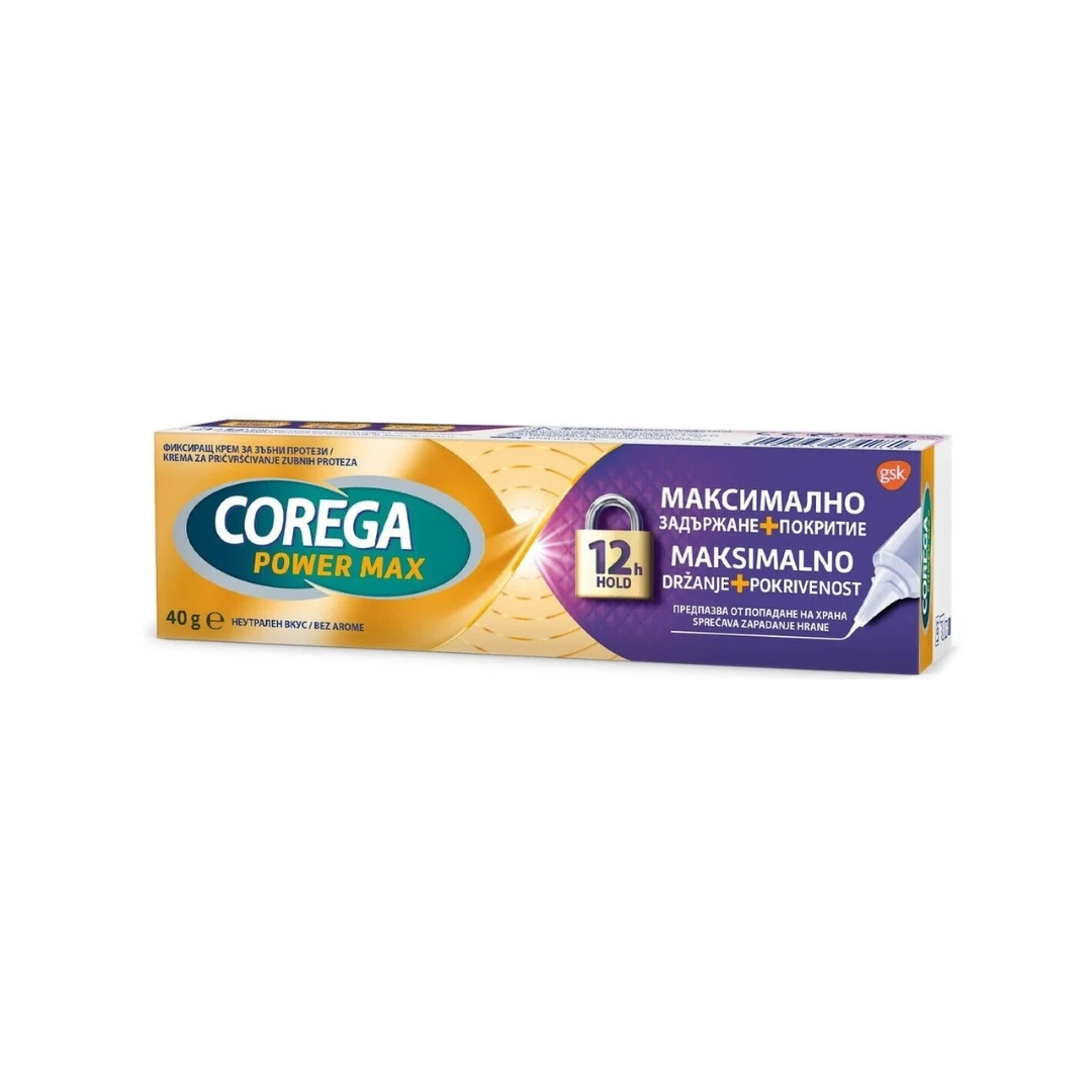 COREGA Power Max Seal Krema za pričvršćivanje zubnih proteza 40 g ...
