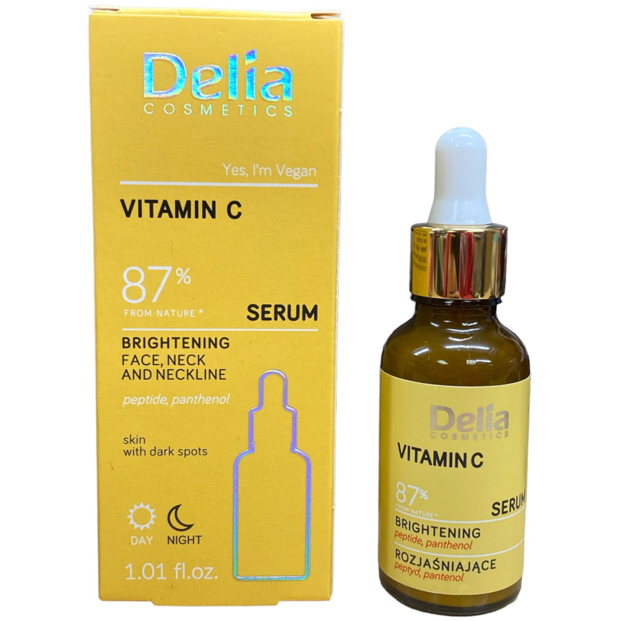 DELIA Серум VITAMIN C Face,neck&neckline 30ml | Најголема онлајн ...
