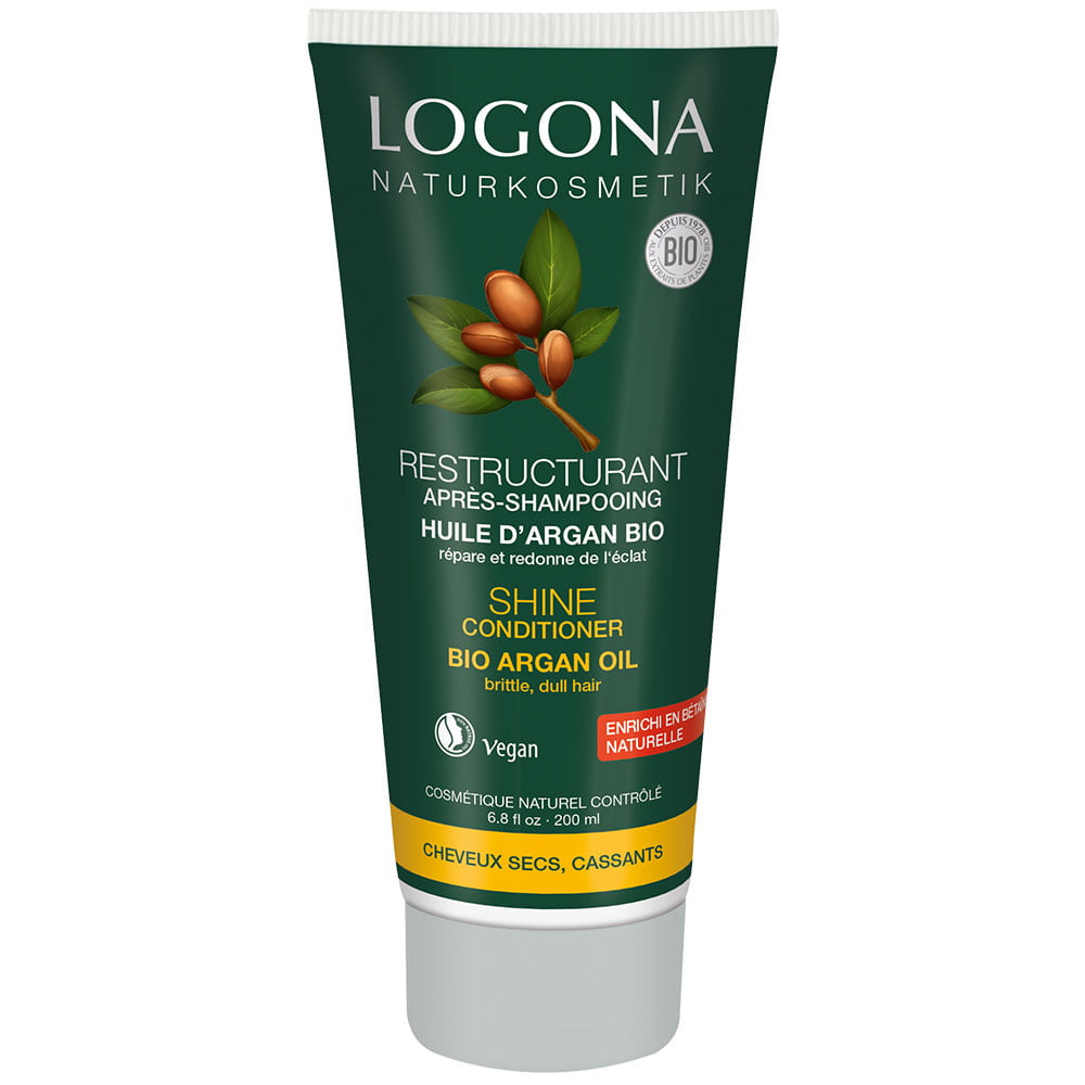 LOGONA Регенератор за обновување и сјај на коса со органски арган ...