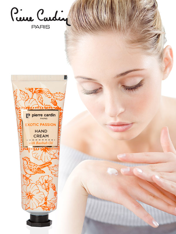PIERRE CARDIN Hand and Nail Cream - Exotic Passion with Baobab oil ...