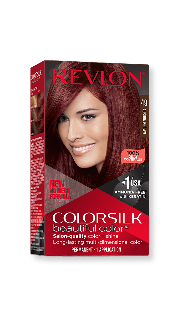REVLON ColorSilk Beautiful Color™ Боја за Коса Auburn Brown 49 ...