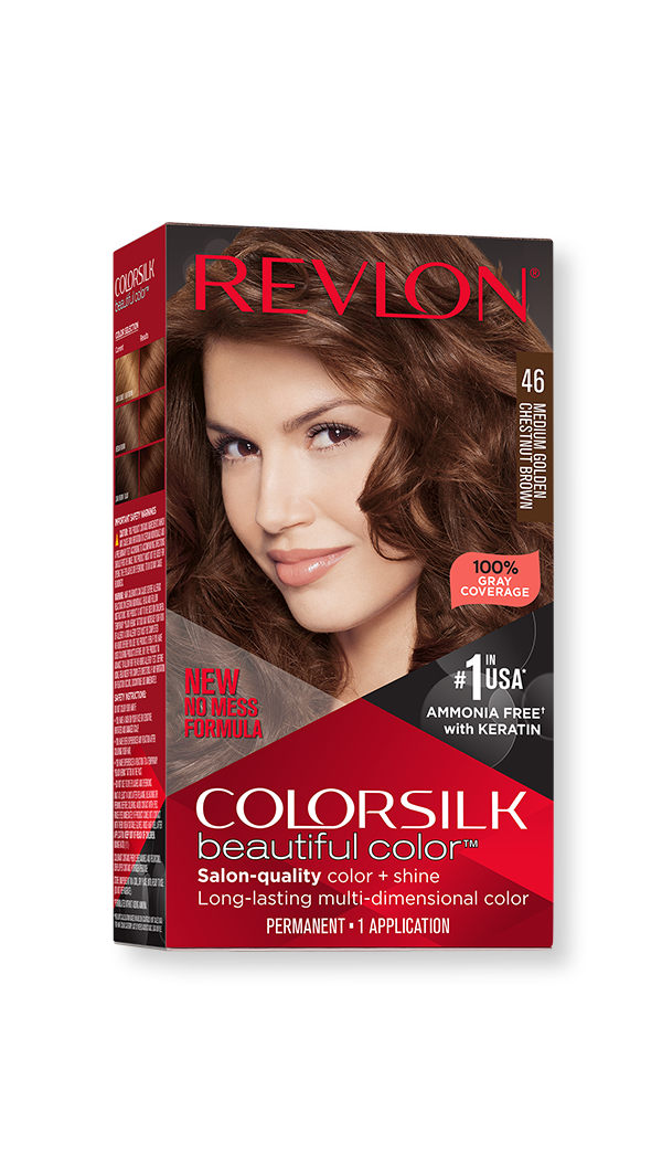 REVLON ColorSilk Beautiful Color™ Боја за Коса Medium Golden Chestnut ...