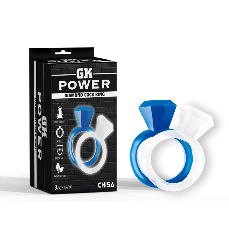 Set od 3 dijamantska prstena za penis | Online prodaja | Ananas
