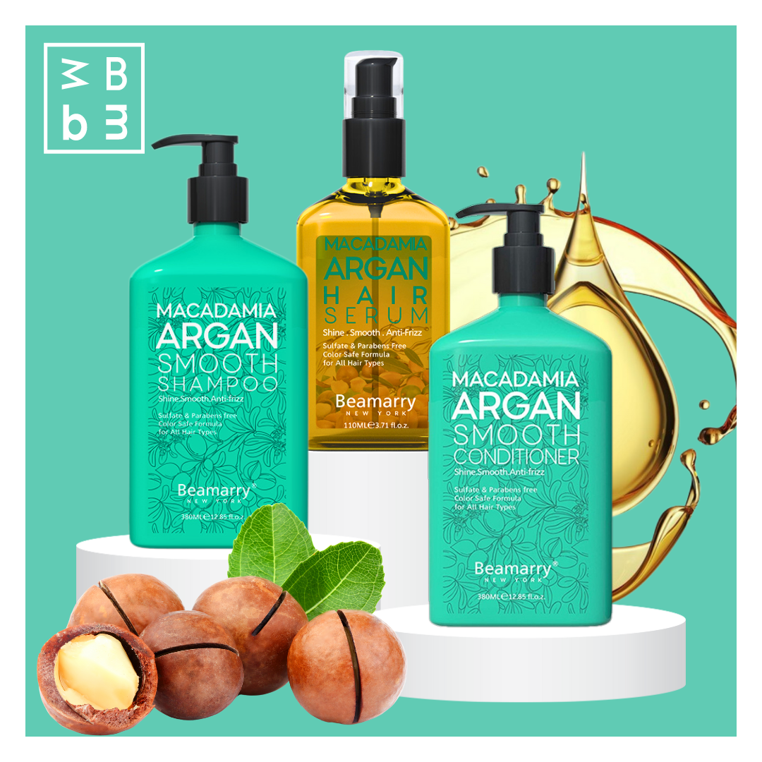 BEAMARRY Macadamia Argan - Сет Со Арган За Сите Типови На Коса ...