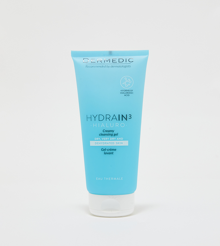 DERMEDIC HYDRAIN 3 HIALURO Кремаст гел за чистење 200 ml | Најголема ...