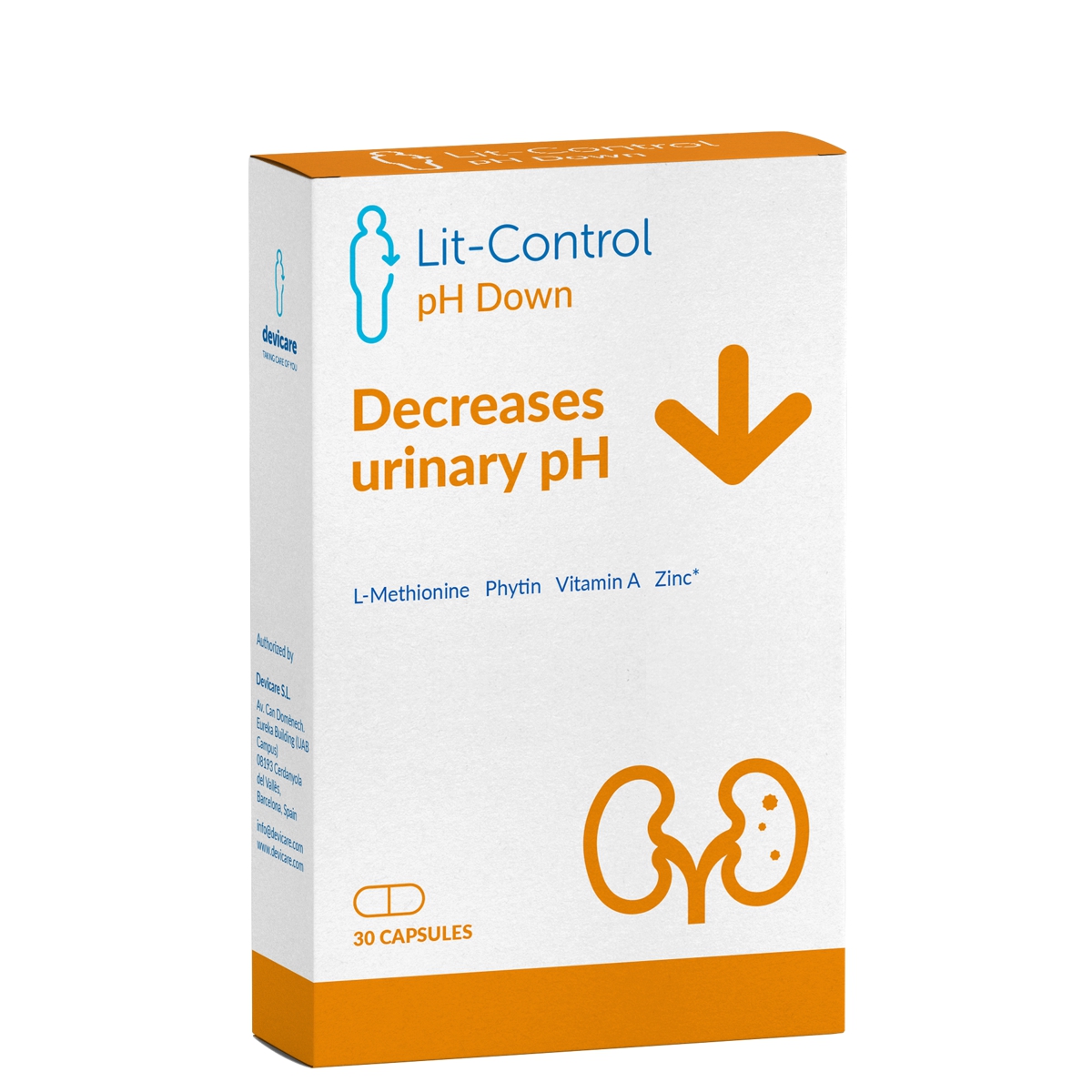 Devicare Lit-Control pH Down 30 kapsula | Online prodaja | Ananas