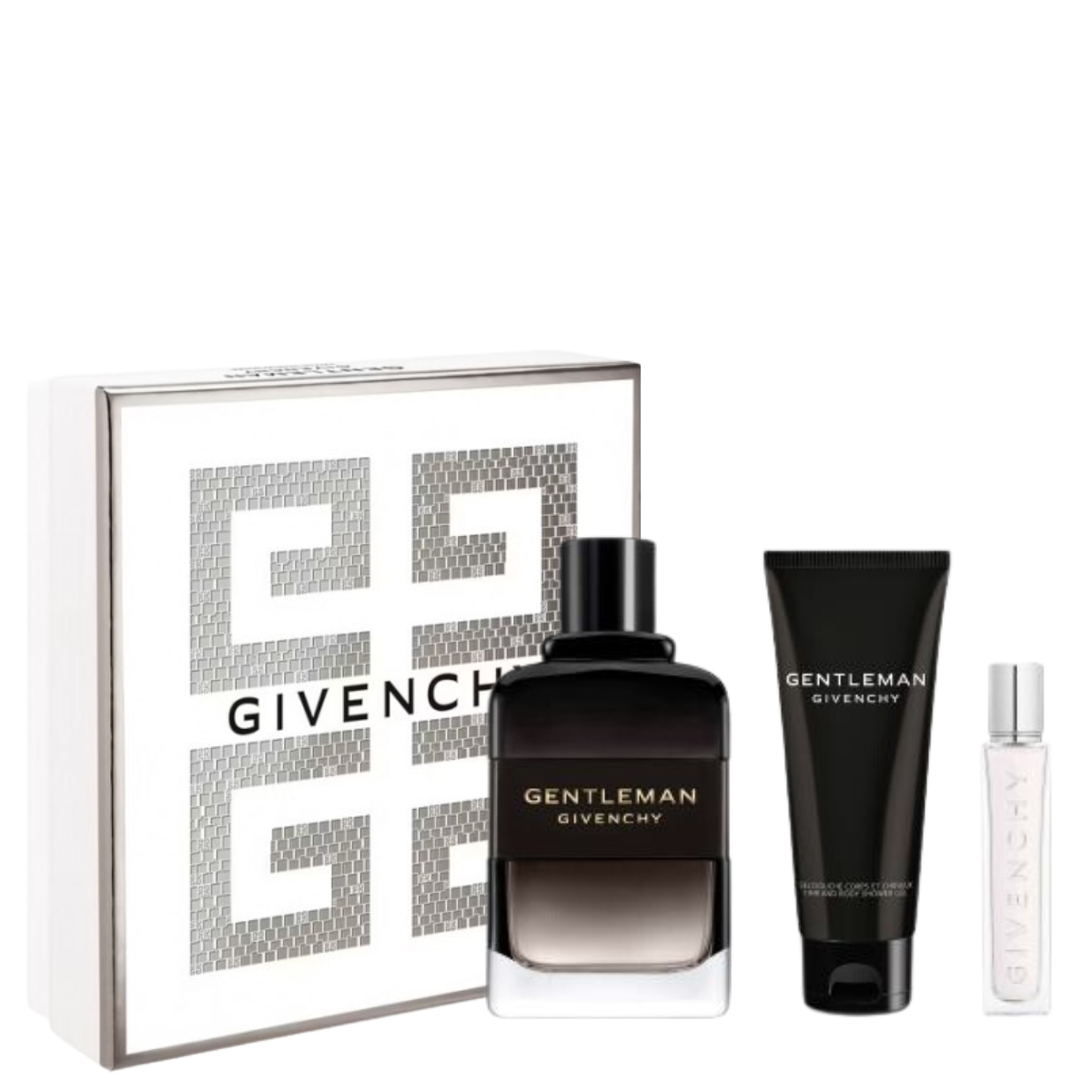 Givenchy Set za muškarce Gentleman Boise EDP, 100ml + EDP, 12ml + gel ...