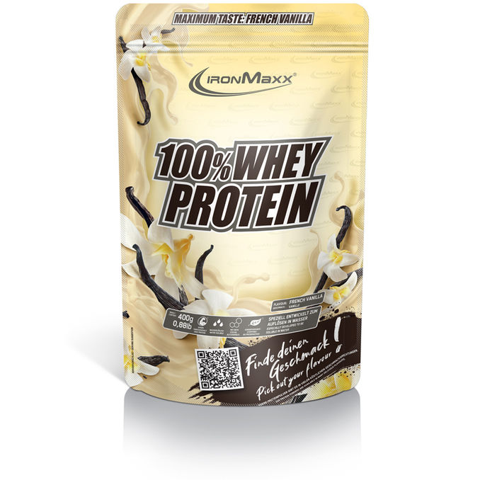 IRONMAXX 100% WHEY PROTEIN, 500г, French Ванила | Најголема онлајн ...
