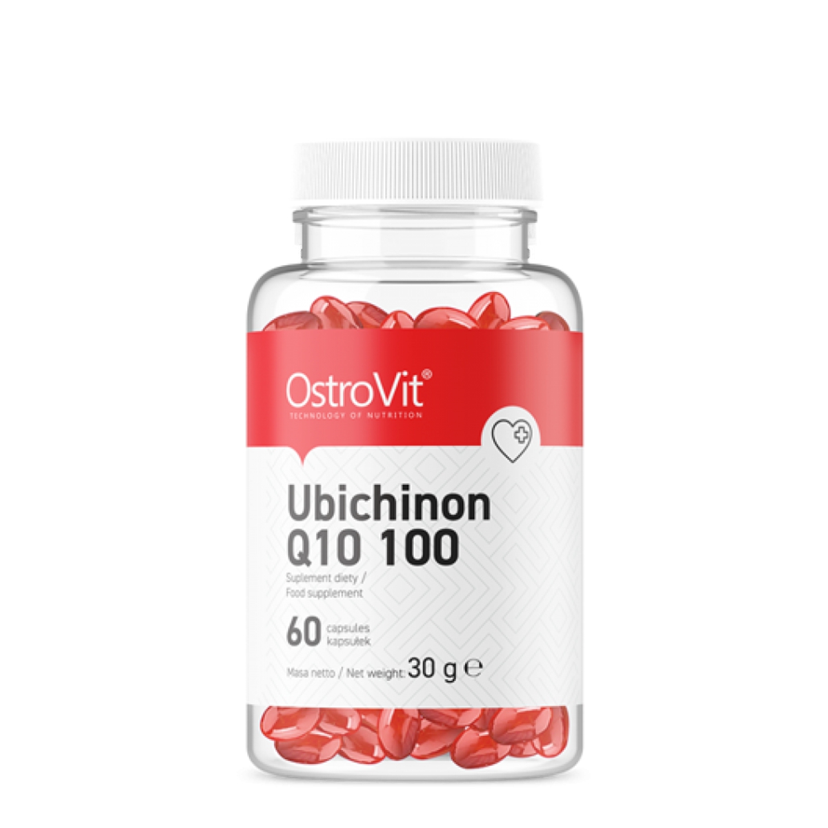 OstroVit Ubichinon koenzim Q10 100mg 60 kapsula | Online prodaja | Ananas