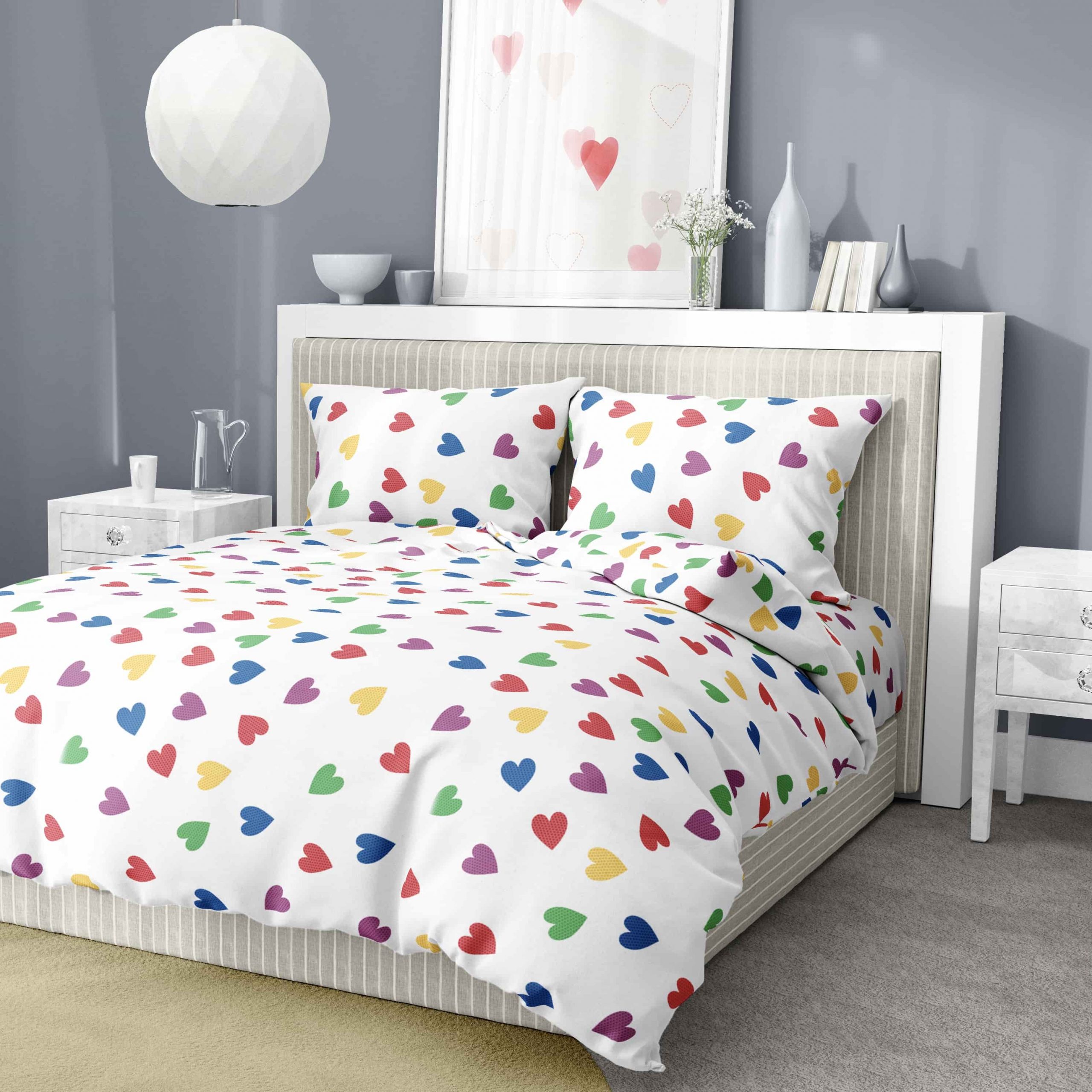 PALETA TEXTIL Posteljina Joy saten 200x200cm | Online prodaja | Ananas