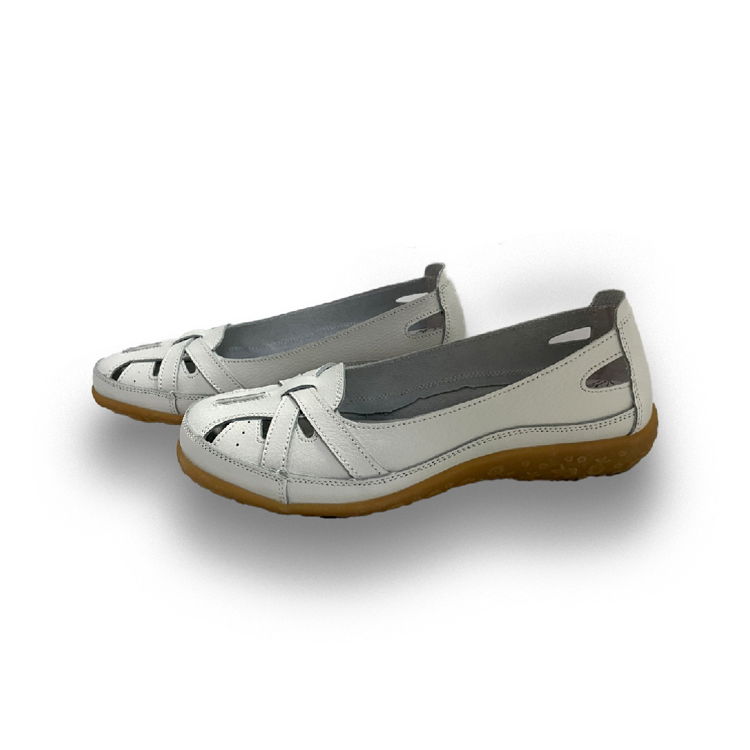 CherryTime Ženske baletanke, Kožne, Bele | Online prodaja | Ananas