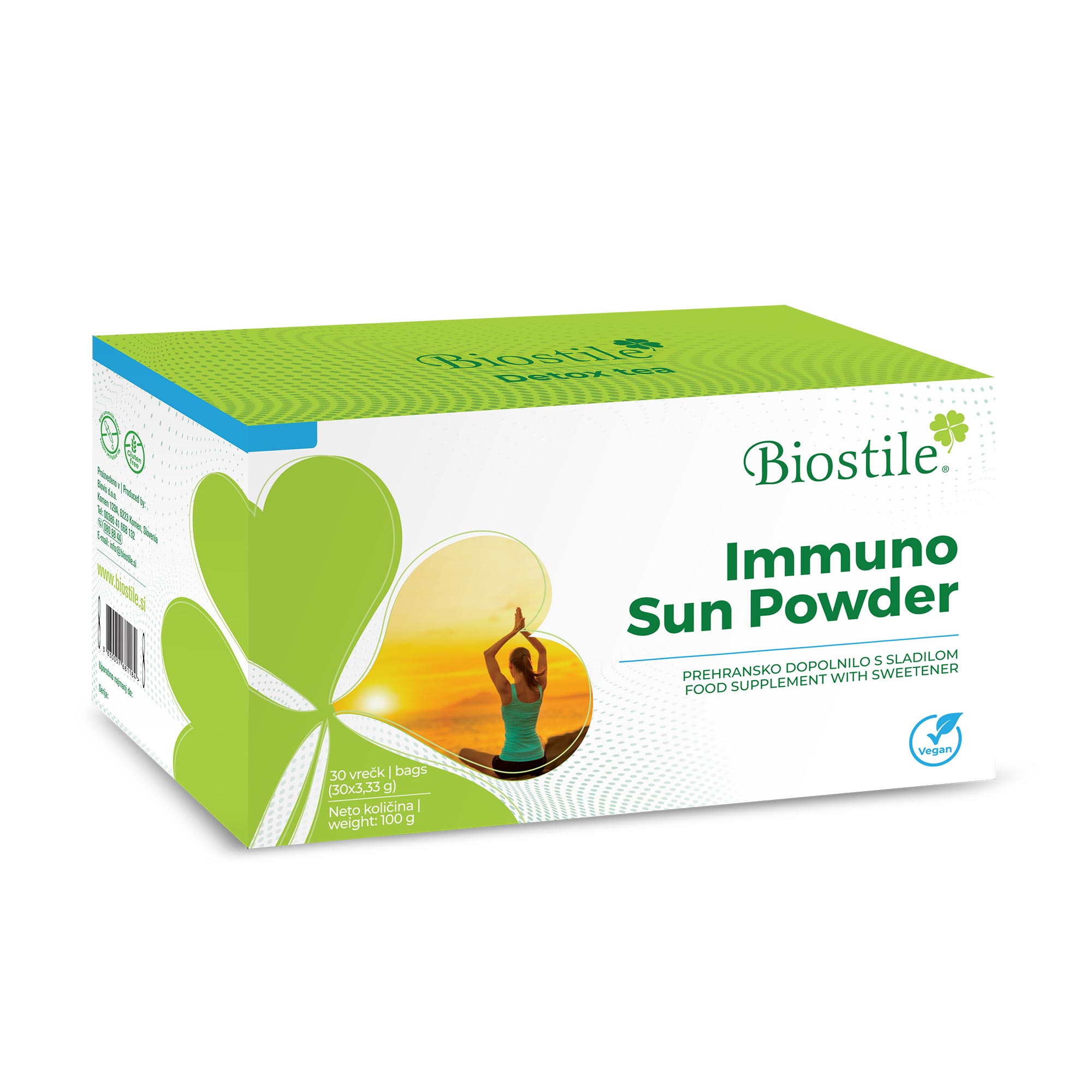 BIOSTILE Immuno Sun Powder | Online prodaja | Ananas