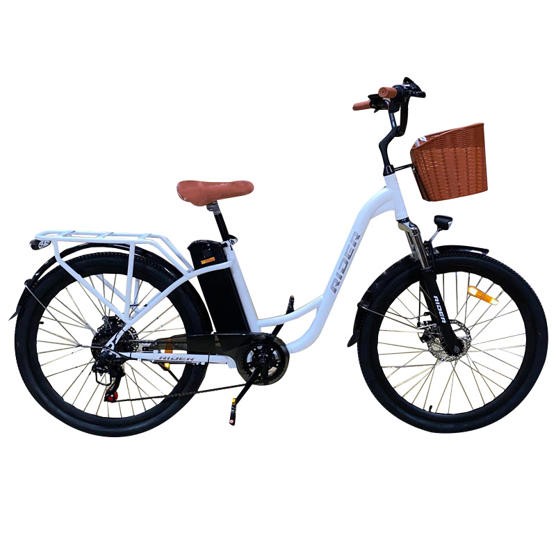 Rider Електричен велосипед 26", Бела | Најголема онлајн продавница во ...