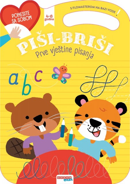 Odeon kids Vježbanka piši-briši prve vještine pisanja | Online prodaja ...