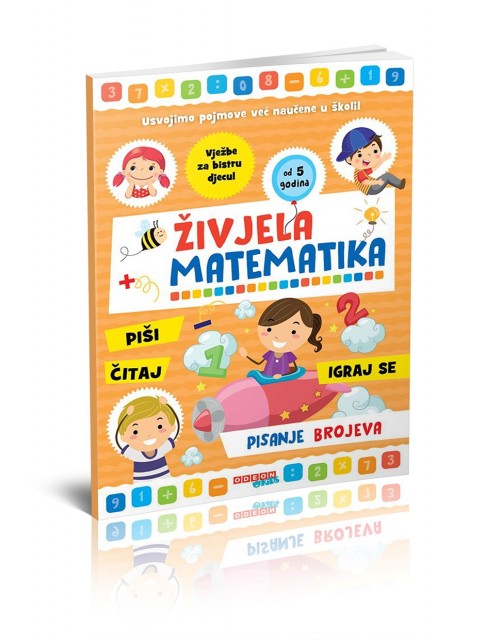 Odeon kids Živjela matematika pisanje brojeva | Online prodaja Odeon ...