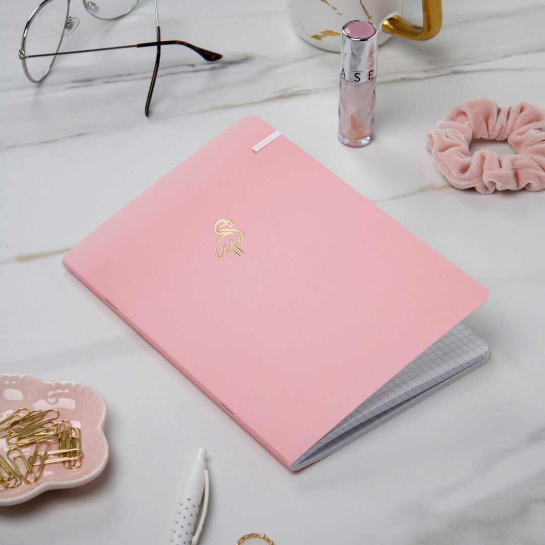 Ilijanum Sveska A5 na kvadratiće Soft touch, 60 listova, Roze | Online ...
