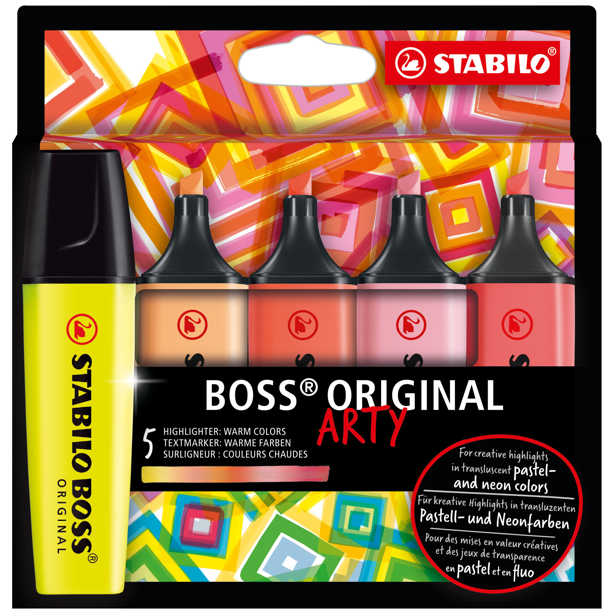 STABILO Markeri Boss Original Arty tople boje 5/1 | Online prodaja | Ananas