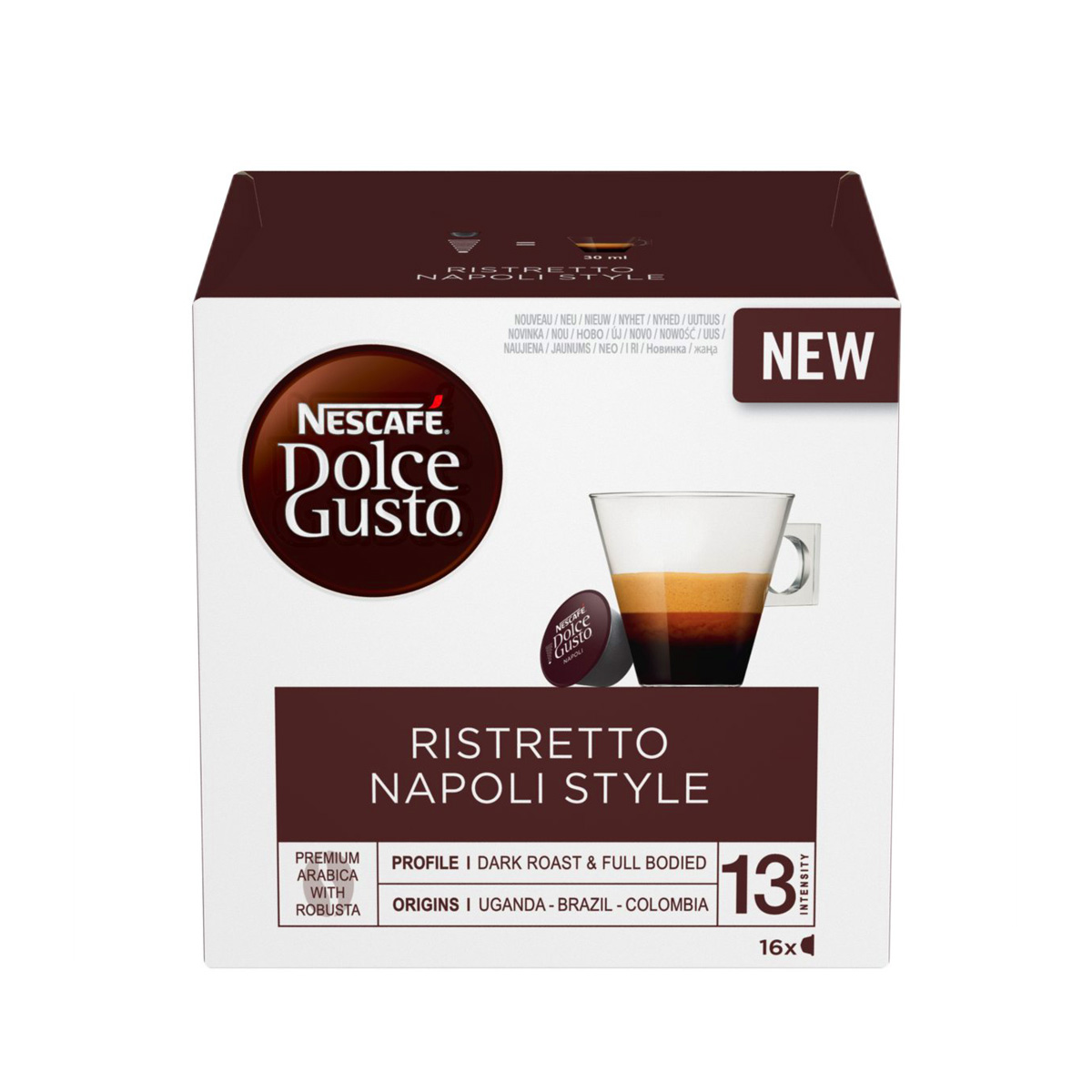 NESCAFE Kapsule Dolce Gusto Ristretto Napoli Style 16/1 | Online ...