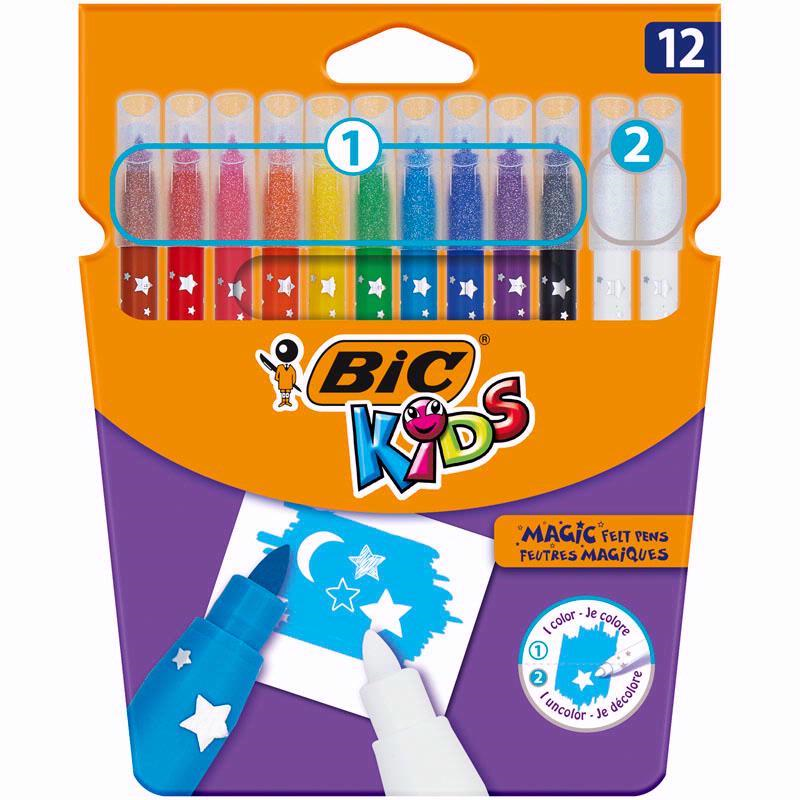 BIC Flomasteri MAGICNI KIDS COLOUR&ERASE B12 | Online prodaja | Ananas