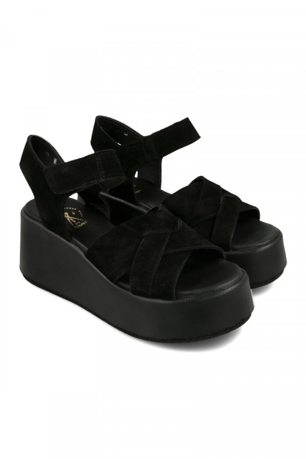 Korifeo Ženske sandale sa platformom, Crne | Online prodaja | Ananas