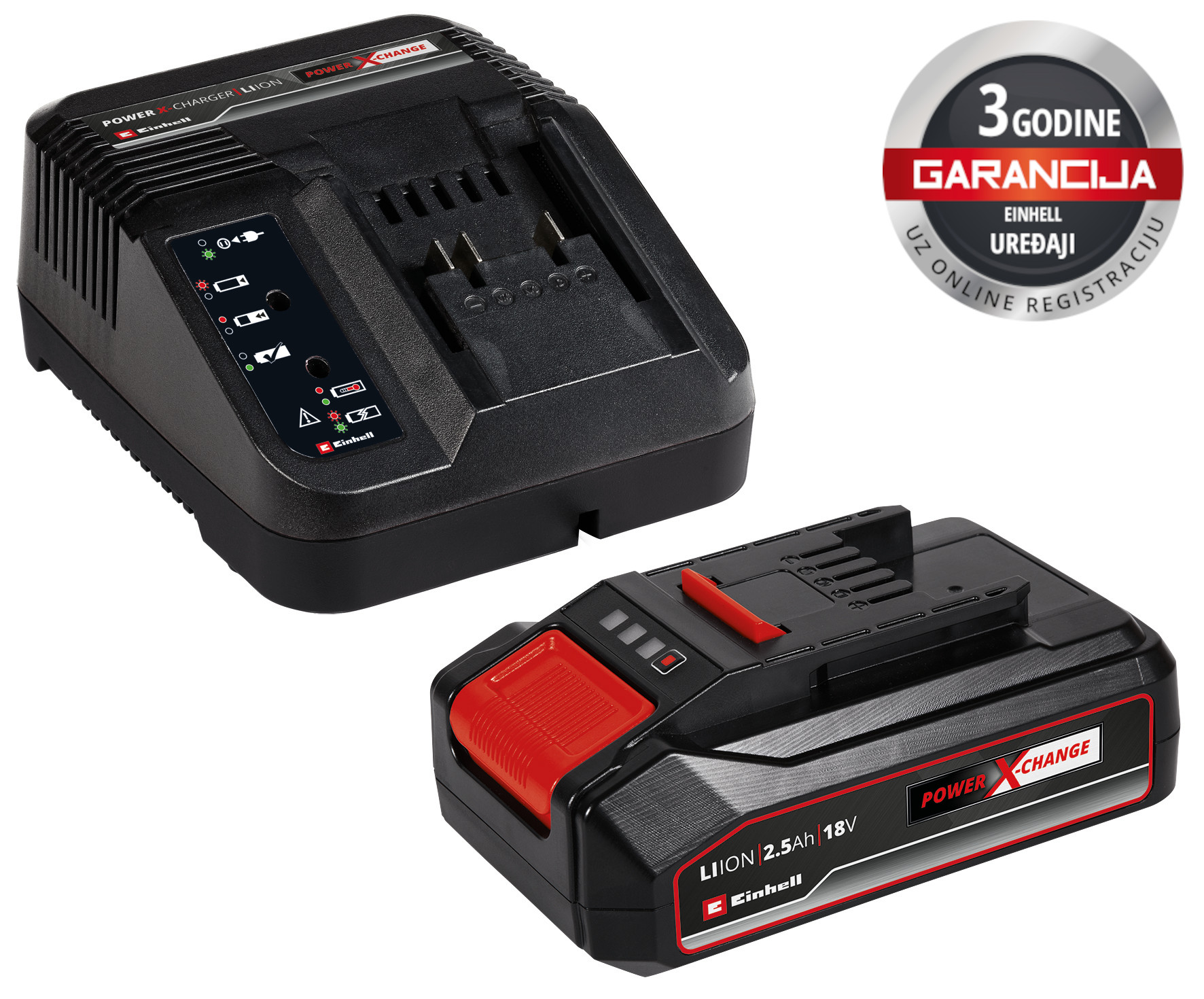 EINHELL Punjač 18V 2.5 Ah Starter-Kit | Online prodaja | Ananas BiH