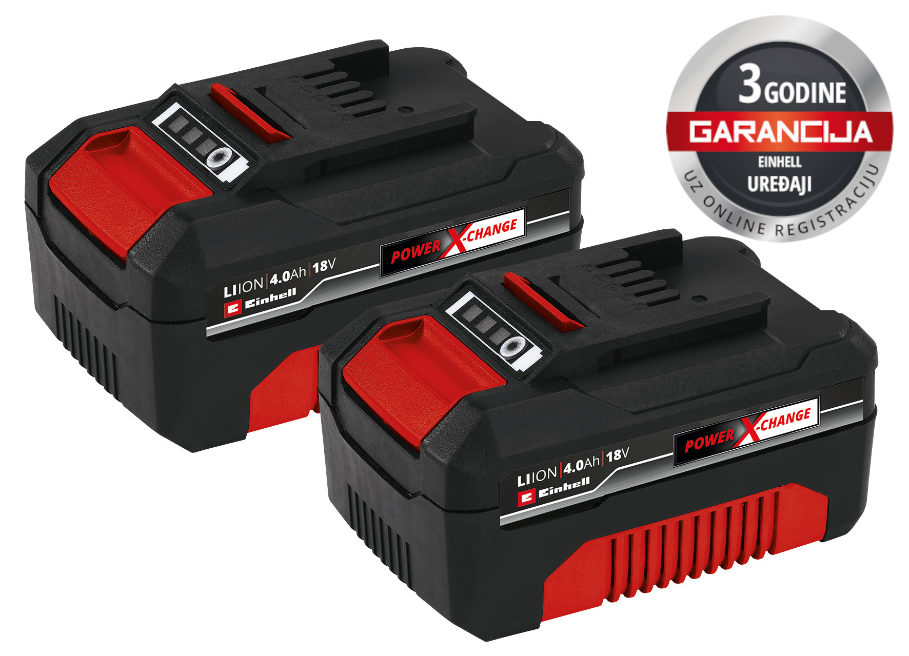 EINHELL Baterija Twinpack 18V, 4.0Ah, 2 komada | Online prodaja | Ananas