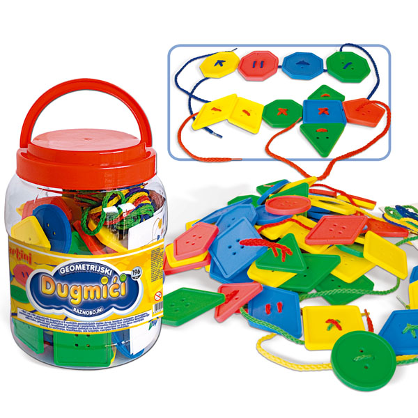 Pertini Konstruktor geometrijski dugmići | Online prodaja | Ananas