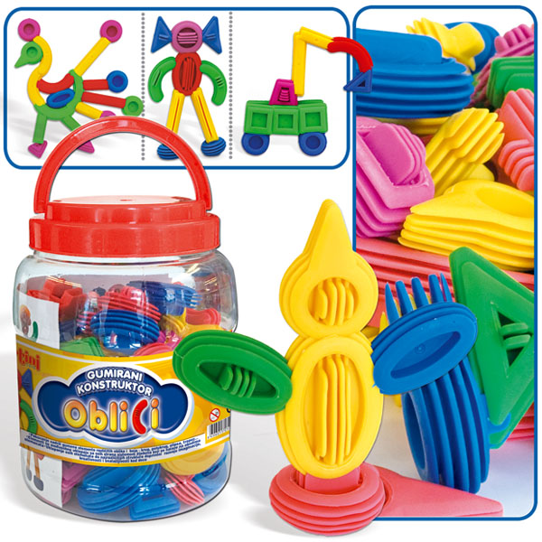 PERTINI Konstruktor gumeni oblici | Online prodaja | Ananas