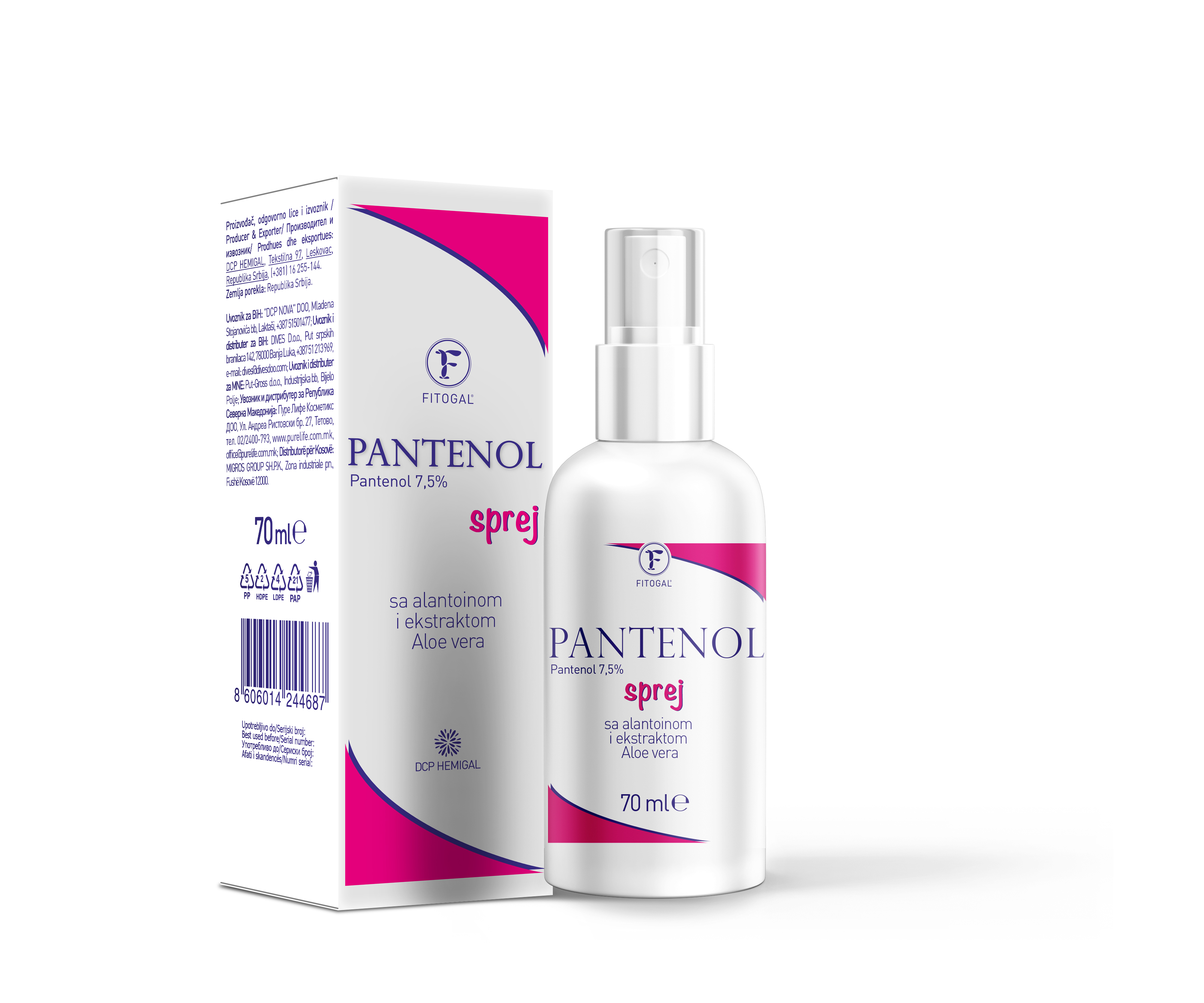 Fitogal Pantenol sprej, 70ml | Online prodaja | Ananas