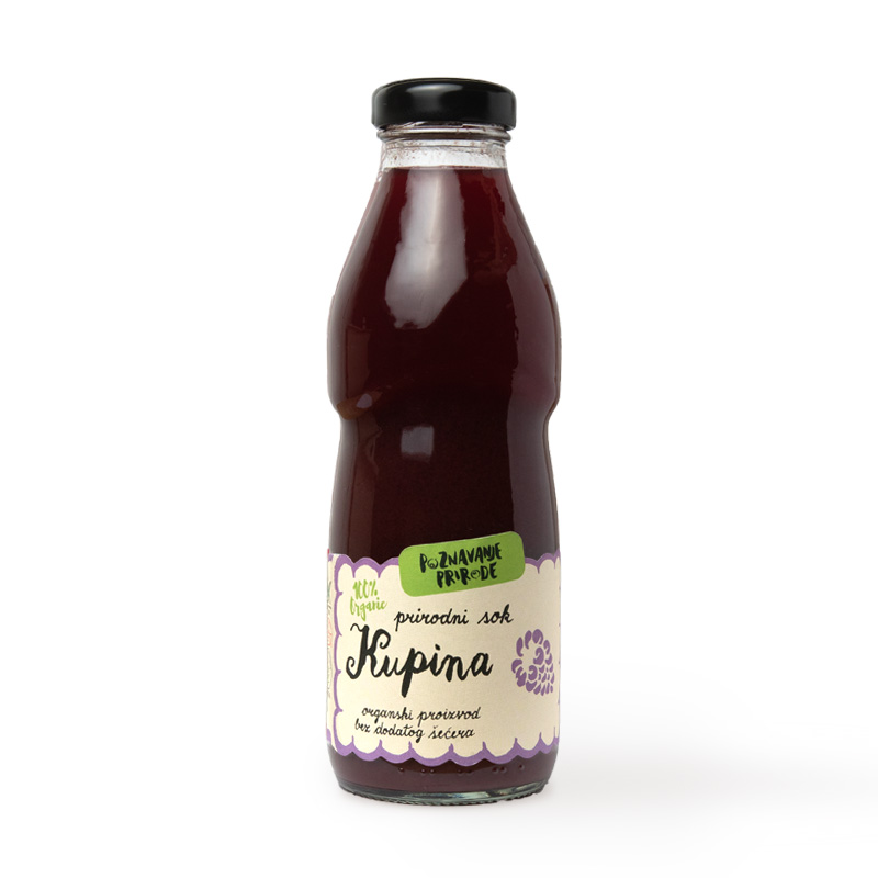 POZNAVANJE PRIRODE Organski sok Kupina 500ml | Online prodaja | Ananas