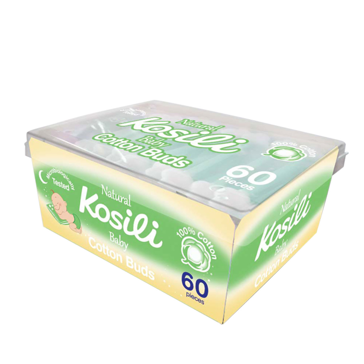 KOSILI All Natural Baby štapići za uši 60/1 | Online prodaja | Ananas